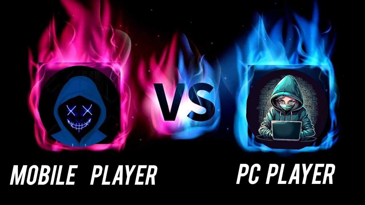 PC player challenge me 1 vs 1, Mobile Player vs PC player with 2 finger ...
