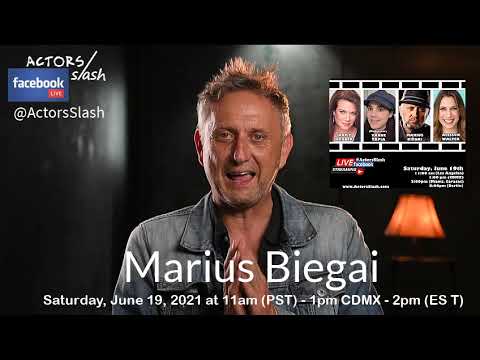 Join actor Marius Biegai in Actors Slash - Saturday, June 16th - 11am ...