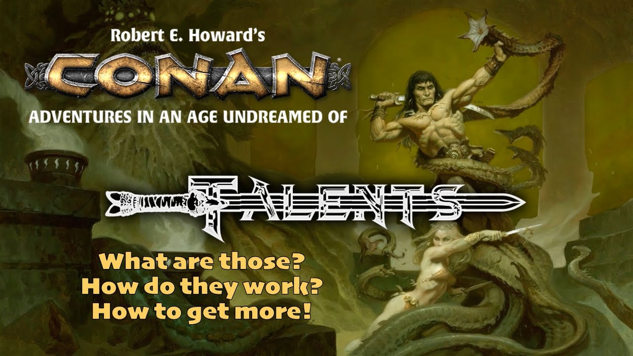Talents - Conan 2D20 RPG - Modiphius Games Tabletop - YouTube