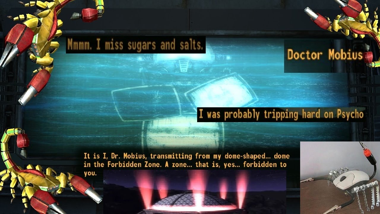 Fallout New Vegas : Dr Mobius dialogue - YouTube