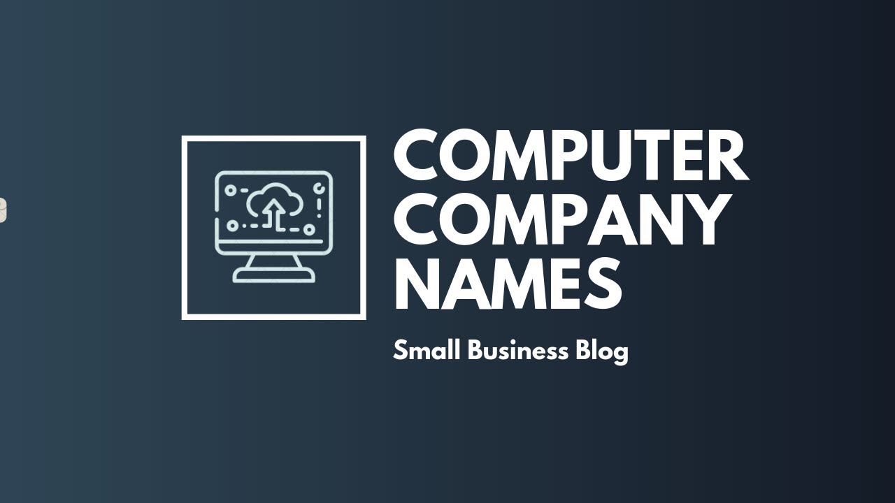 Catchy Computer Business Names YouTube Catchy Computer Business Names YouTube