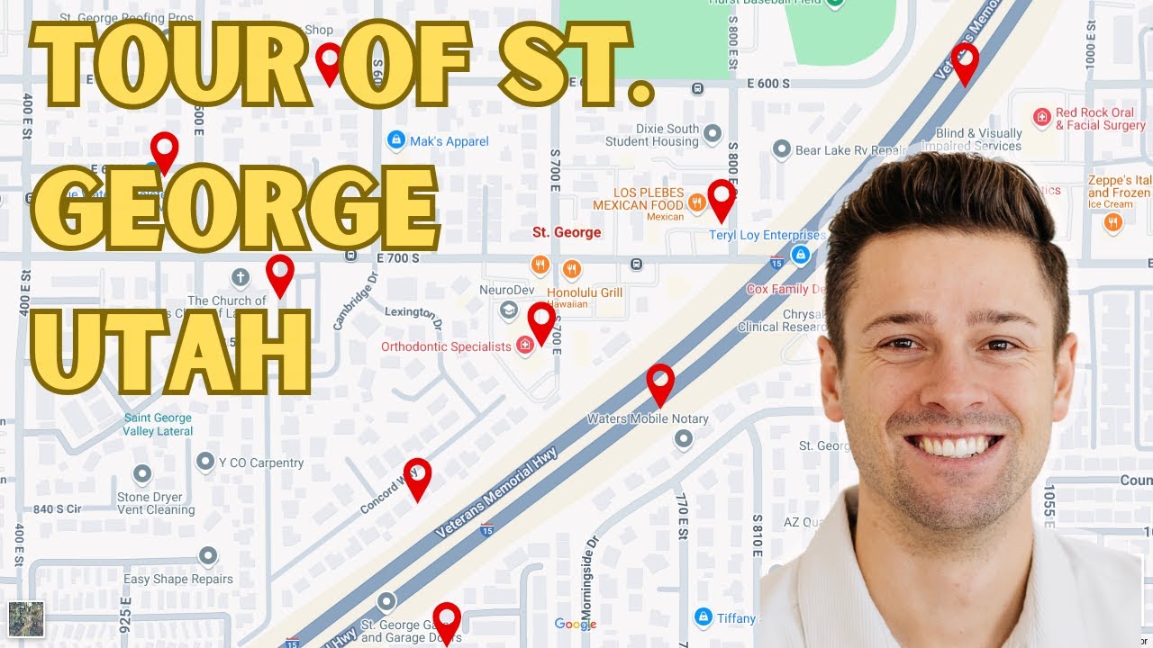 St. George, UT area Map Tour | What to know if I am moving to St ...