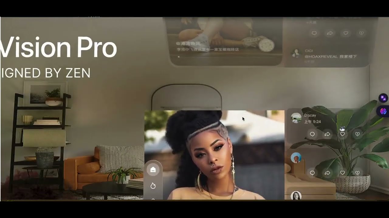 Apple Vision Pro User Interface Designs - YouTube