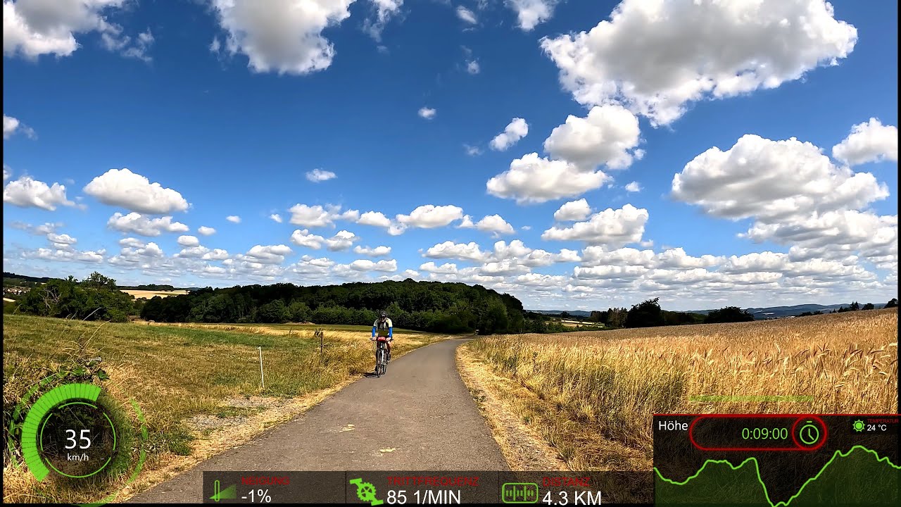 30 minute Sunshine Virtual Cycling Workout Garmin Ultra HD Video - YouTube
