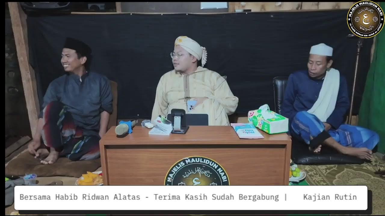 Majelis Maulidun Nabi Malam Jumat Bersama Habib Ridwan Alatas - YouTube