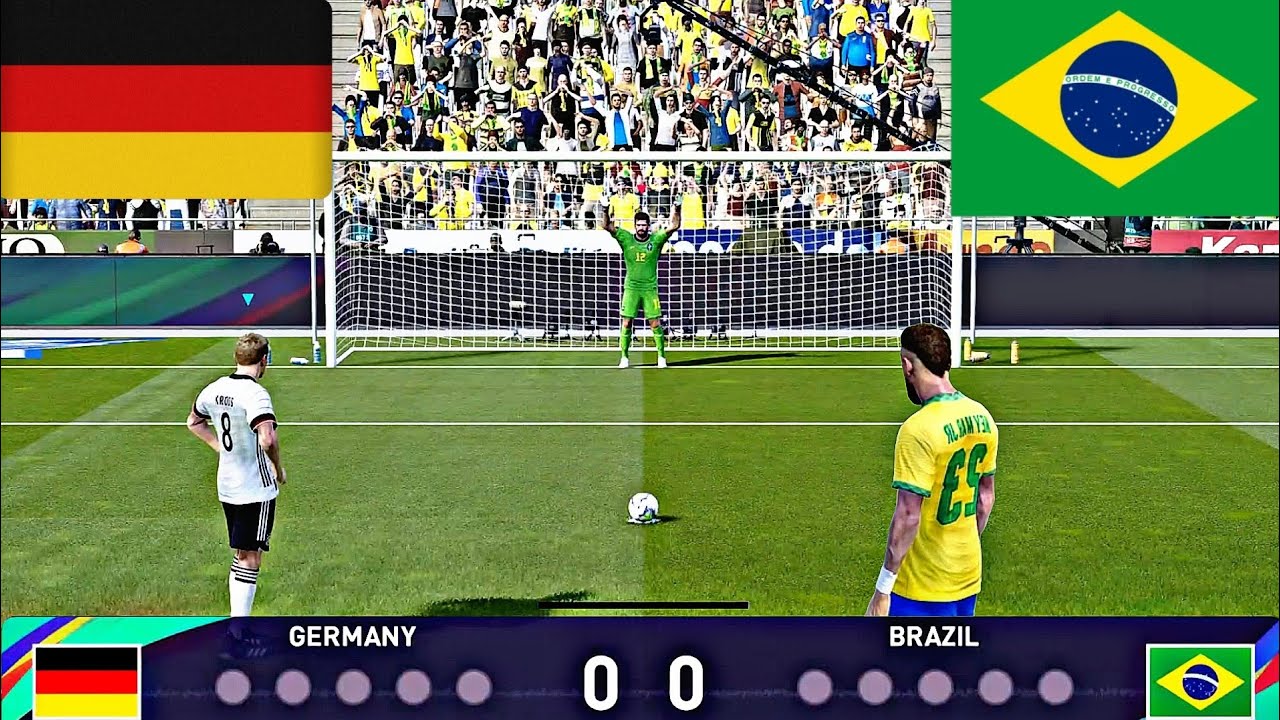 Germany vs Brazil full penalty shootout | GER vs BRA HIGHLIGHTS - YouTube