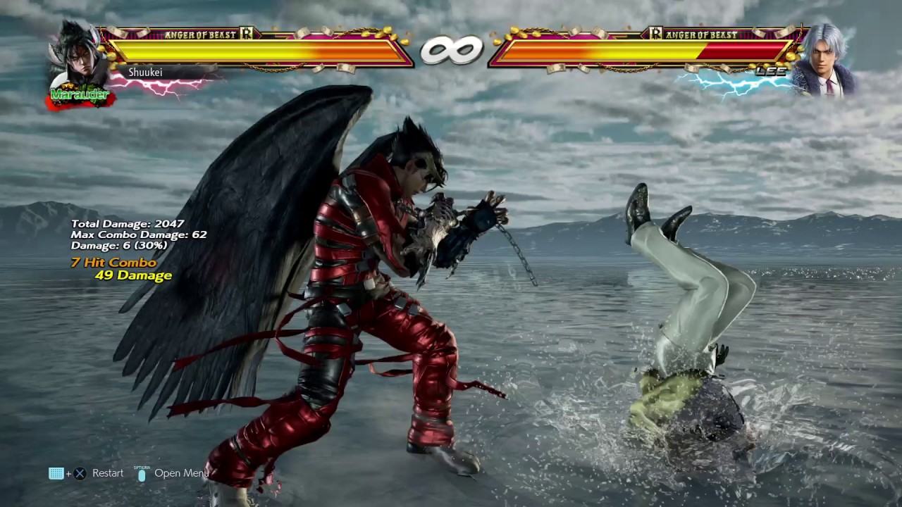 Tekken 7 [PS4] - Devil Jin Rage Drive Combo - YouTube