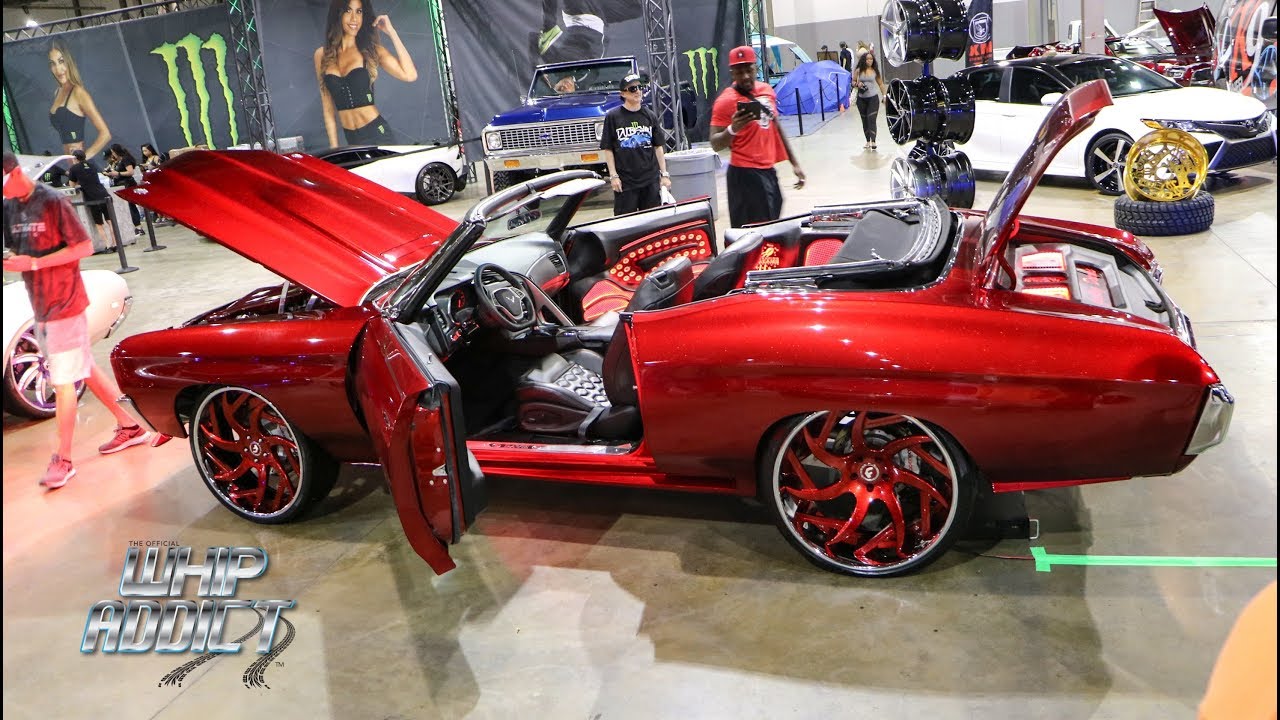 WhipAddict: Thomas Davis Kandy Red Widebody Twin Turbo Chevelle ...