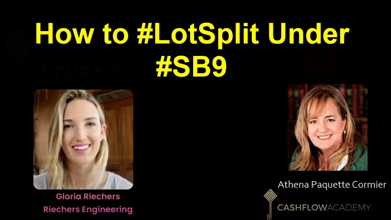 How to do an Urban Lot Split With SB9 - YouTube