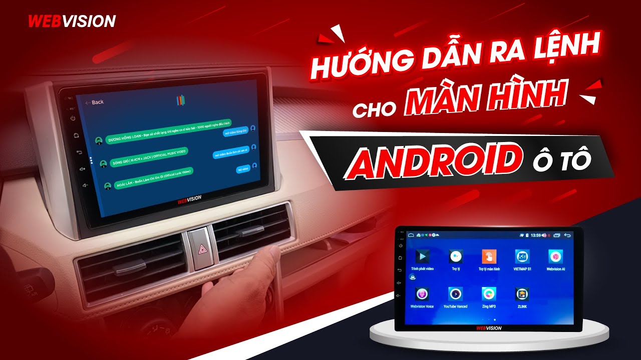 Hướng dẫn ra lệnh giọng nói cho màn hình Webvision - YouTube