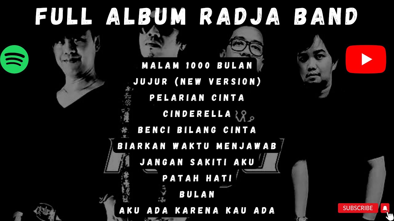 Best of RADJA BAND [FULL ALBUM] 10 Lagu Pilihan Terbaik Radja Band ...