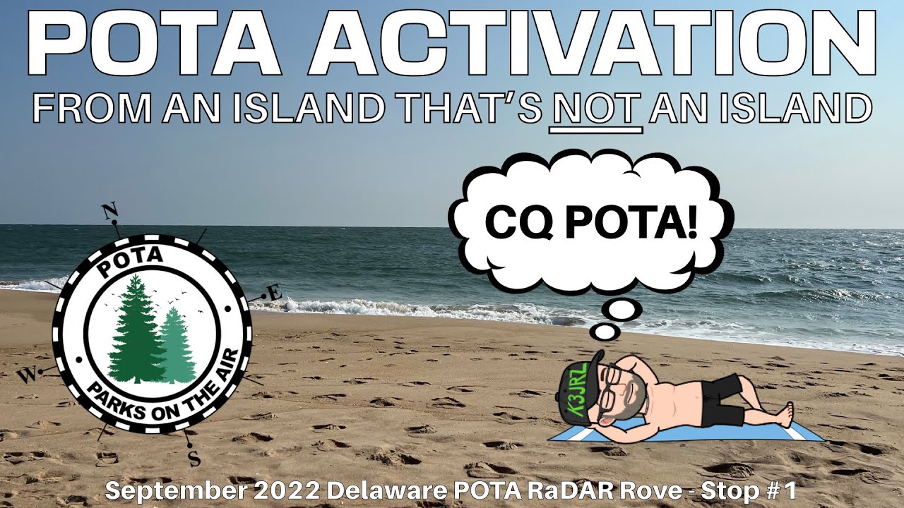POTA Activation - An Island That's NOT an Island - YouTube