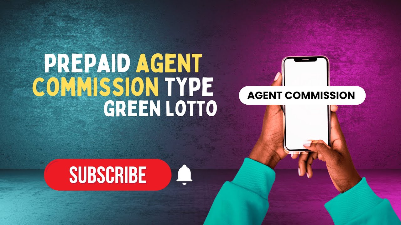 Green Lotto Prepaid Agent Commission Type - YouTube