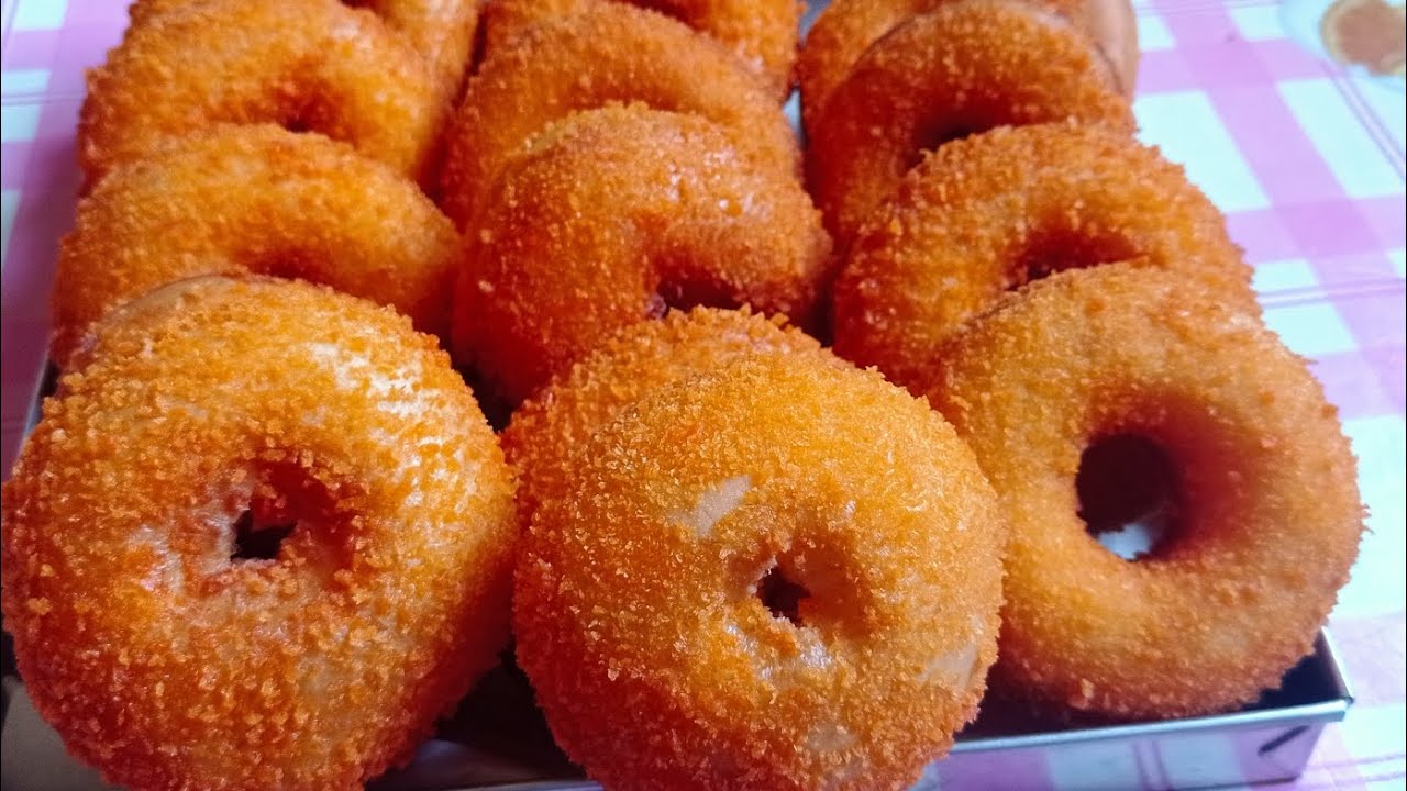 RESEPI DONUT KENTANG KRISPY💛@DapurKakSue - YouTube