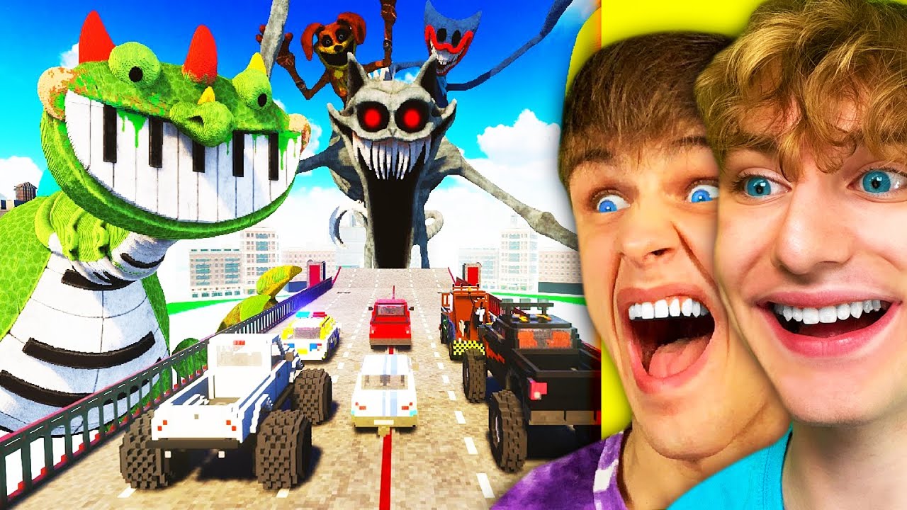 TROSPY + BOUCHAL vs VŠECHNY HOROROVÉ POSTAVY z POPPY PLAYTIME! - YouTube