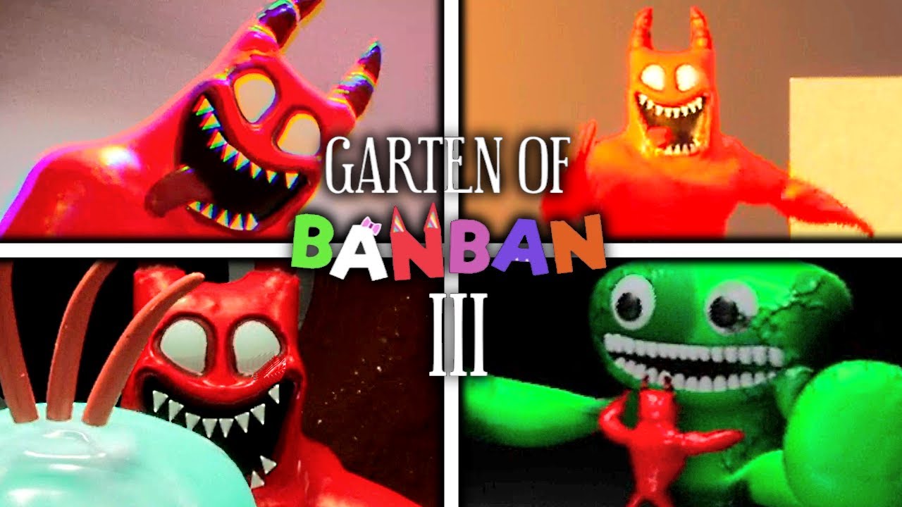 Garten of Banban 3 - ALL Banban Cutscenes (Showcase) - YouTube