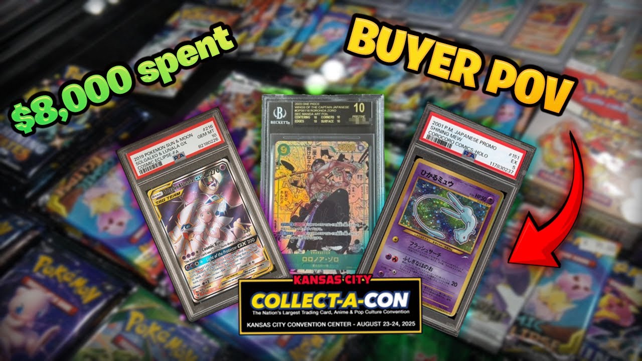 $8,000 POKEMON SPENDING SPREE!!! KANSAS CITY COLLECT-A-CON 2025 ...