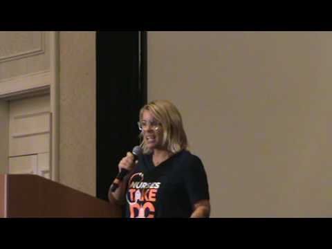 Katie Duke, MSN, ACNP #NursesTakeDC Rally for Nurse to Patient Ratios ...