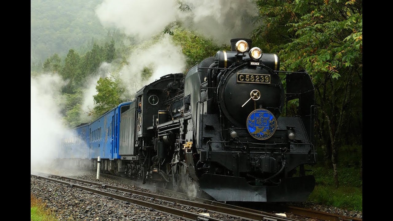 C58239「SL銀河」足ヶ瀬発車 - YouTube