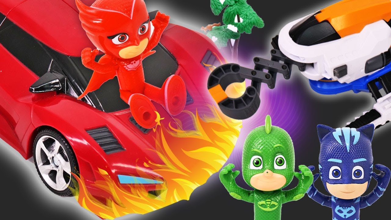 PJ Masks Car Racing! Catboy Gone Mad~! #토이마트TV - YouTube