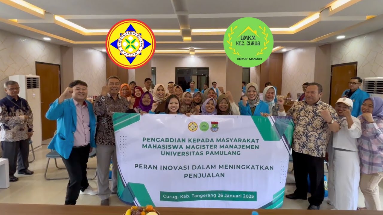 PKM MM UNPAM MENINGKATKAN OMSET UMKM CURUG TANGERANG ? - YouTube