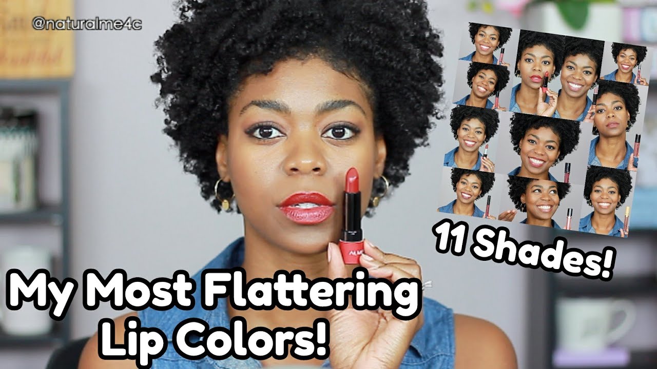 11 Shades! My Most Flattering Lip Colors! Try On & Swatch - (Mostly ...