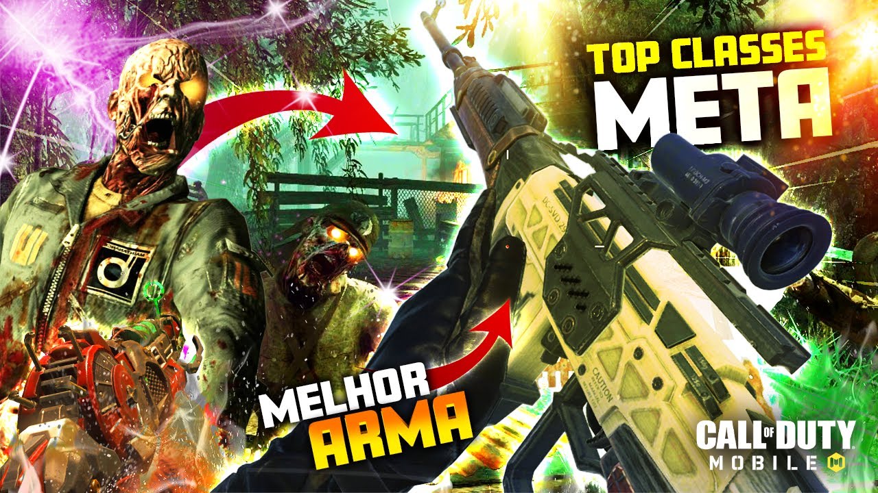 AS TOP ARMAS e CLASSES META do MODO ZUMBIS para no COD MOBILE! - YouTube