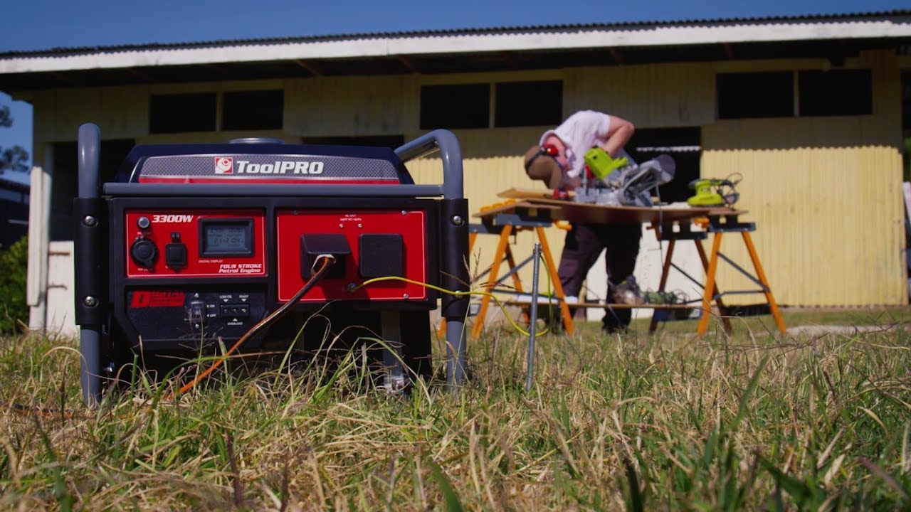 ToolPRO 3300w Open Frame Generator - YouTube