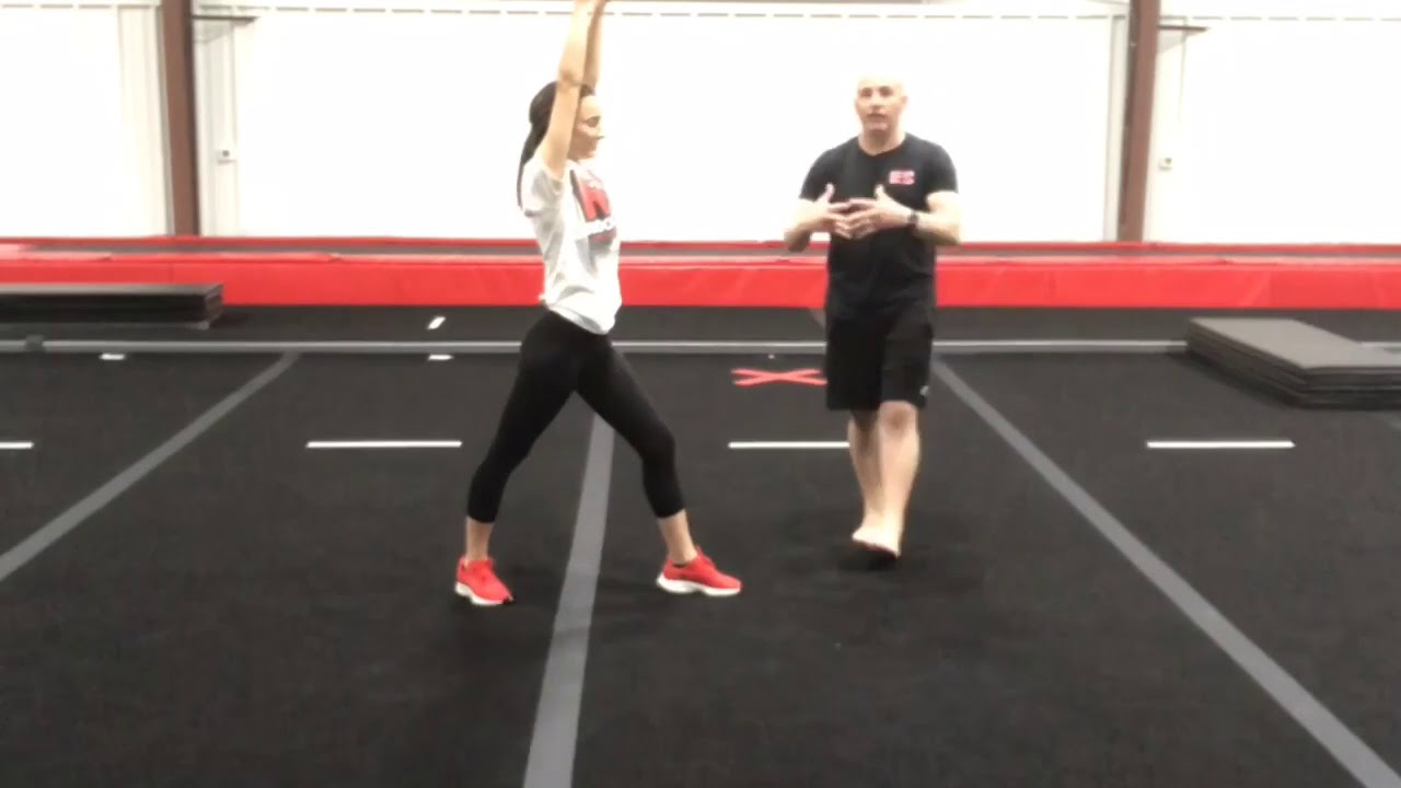 Level 1 Tumbling (basic with spotting) - YouTube