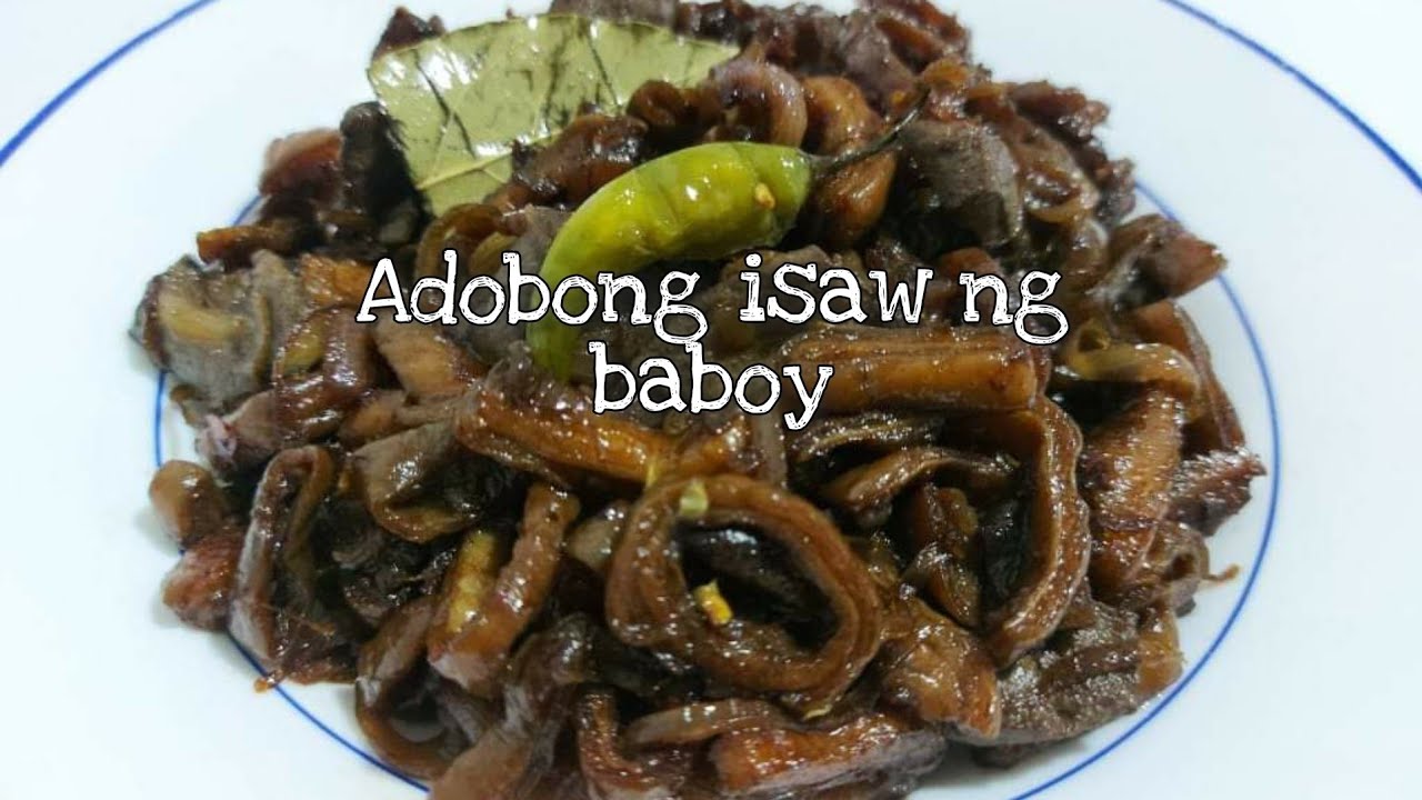 Adobong isaw ng baboy| Chinita - YouTube