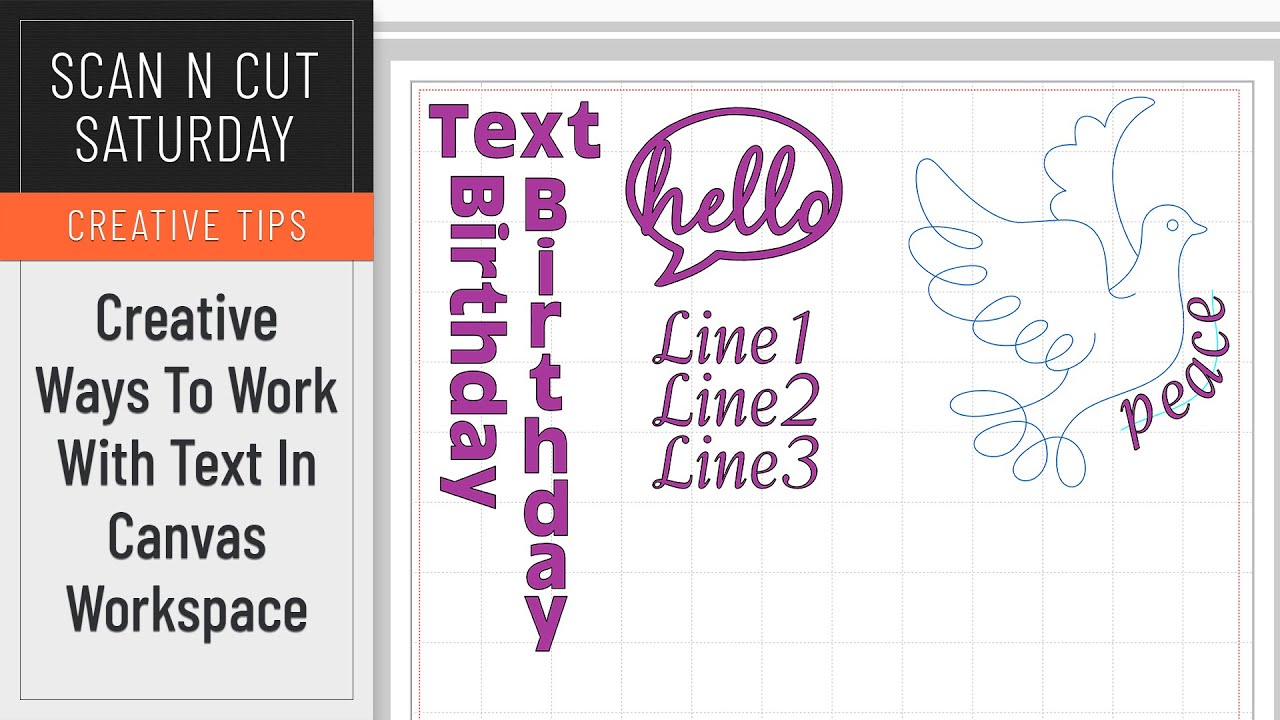 Top Tips For Creative Text In Brother Canvas Workspace YouTube Top Tips For Creative Text In Brother Canvas Workspace YouTube