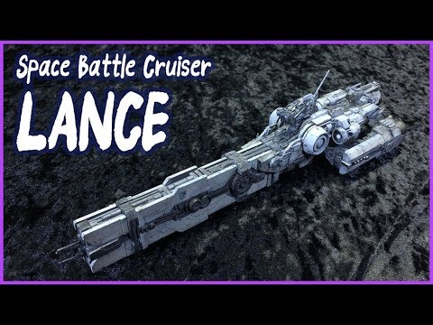 [Plastic Model] Scratch Built Sci-Fi Spaceship LANCE - YouTube