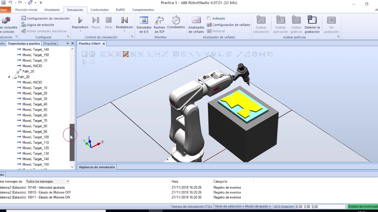 Practica 5 RobotStudio - YouTube