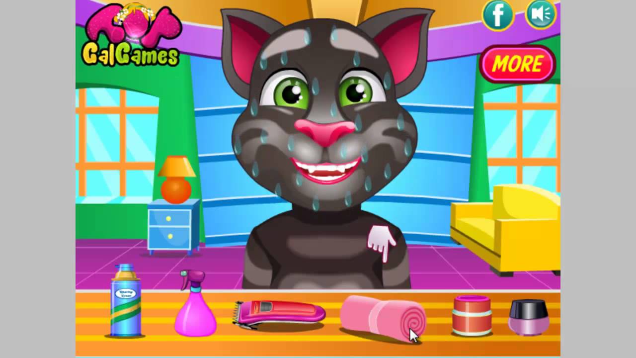 Tom Shaving And Grooming [Kids Games review] - YouTube