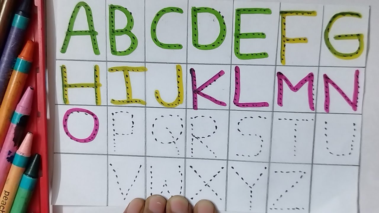 abcd, abcde, learn ABCD, learning capital letters atoz for kids ...