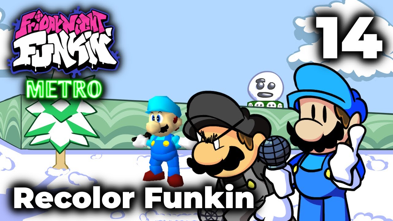 Recolor Funkin' - Friday Night Funkin' METRO #14 - YouTube