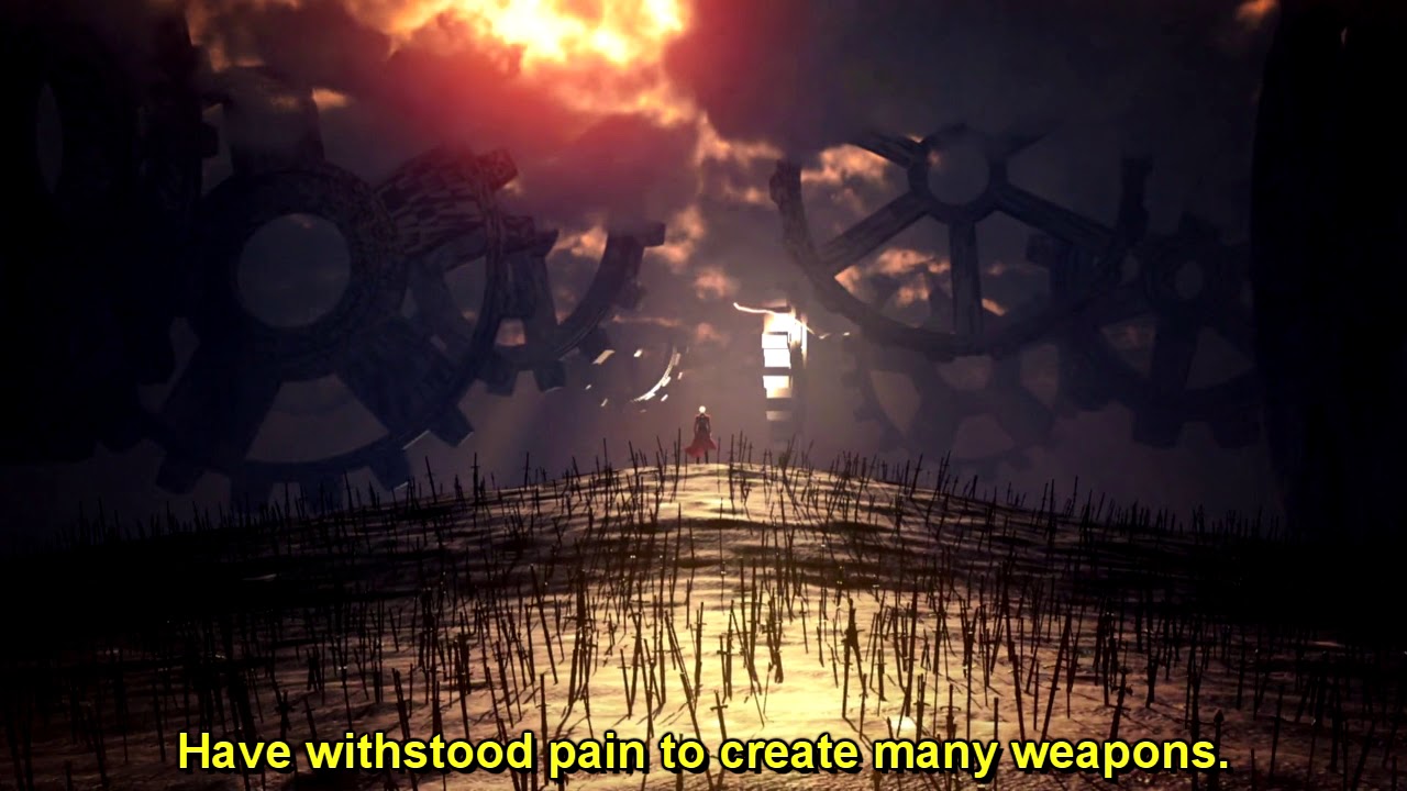 Archer's Unlimited Blade Works Chant [ENG Fan Ver.] - YouTube