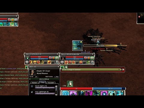 55hp Monk DoA Torment Gemstone Farm [Guild Wars] - YouTube