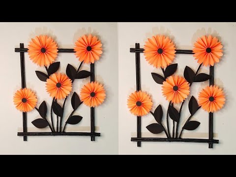 Wall Hanging Craft Ideas | Paper Wallmate | Diy Wall Decor Ideas| Kagaj ...