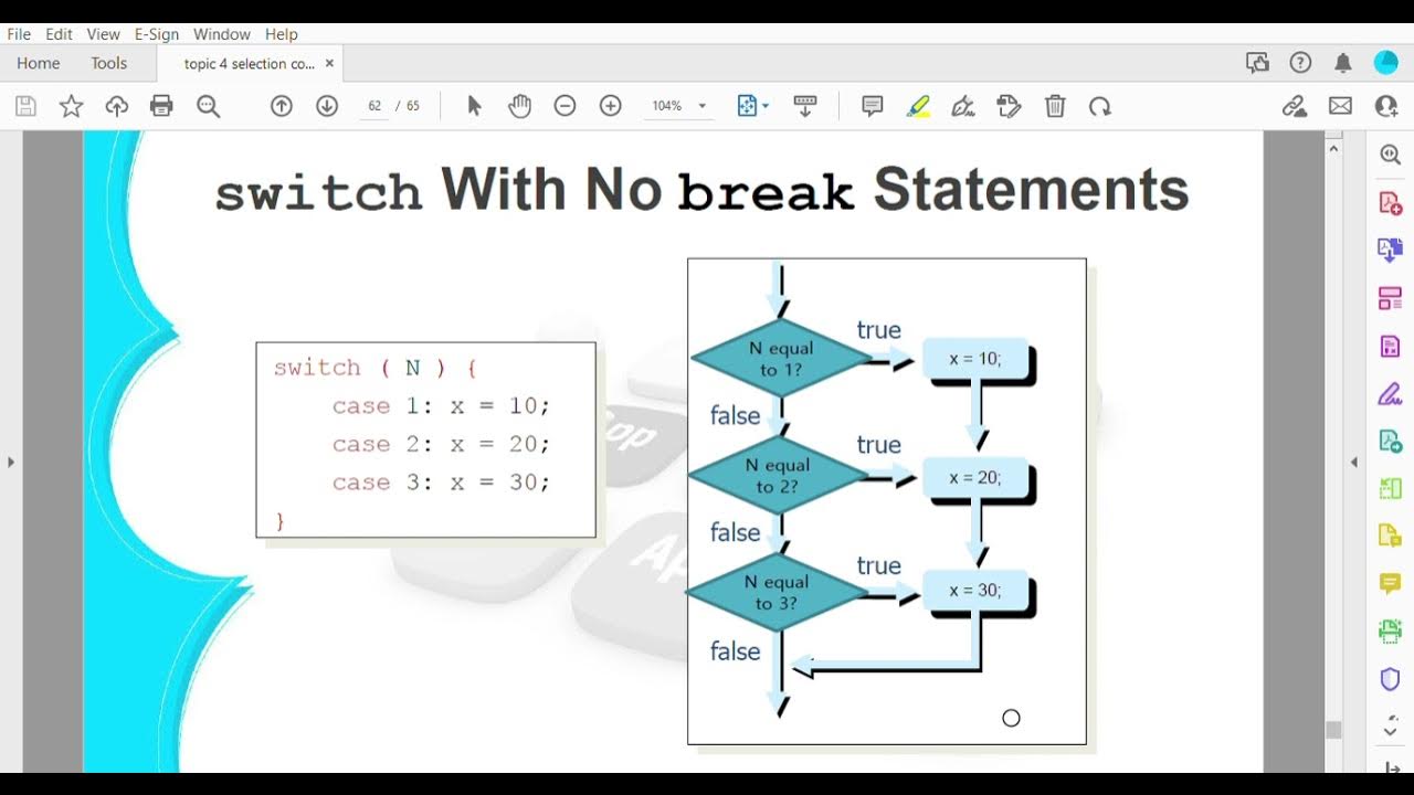 Topic 4 Selection Control Structure (switch case) - YouTube