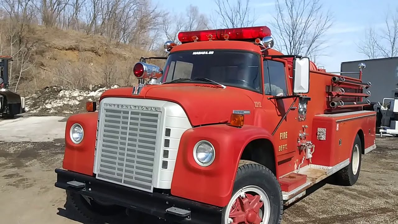 International 1800 Loadstar Fire Truck - YouTube