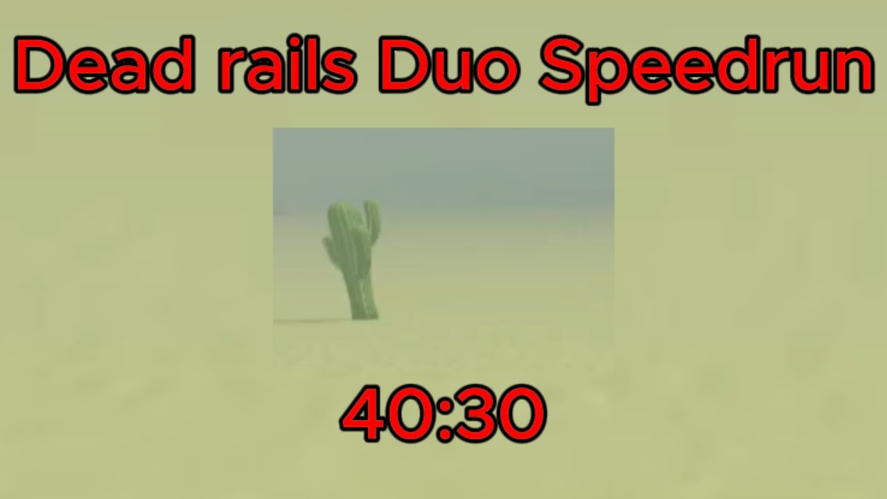 Dead rails Duo speedrun F2P, Bondless - YouTube