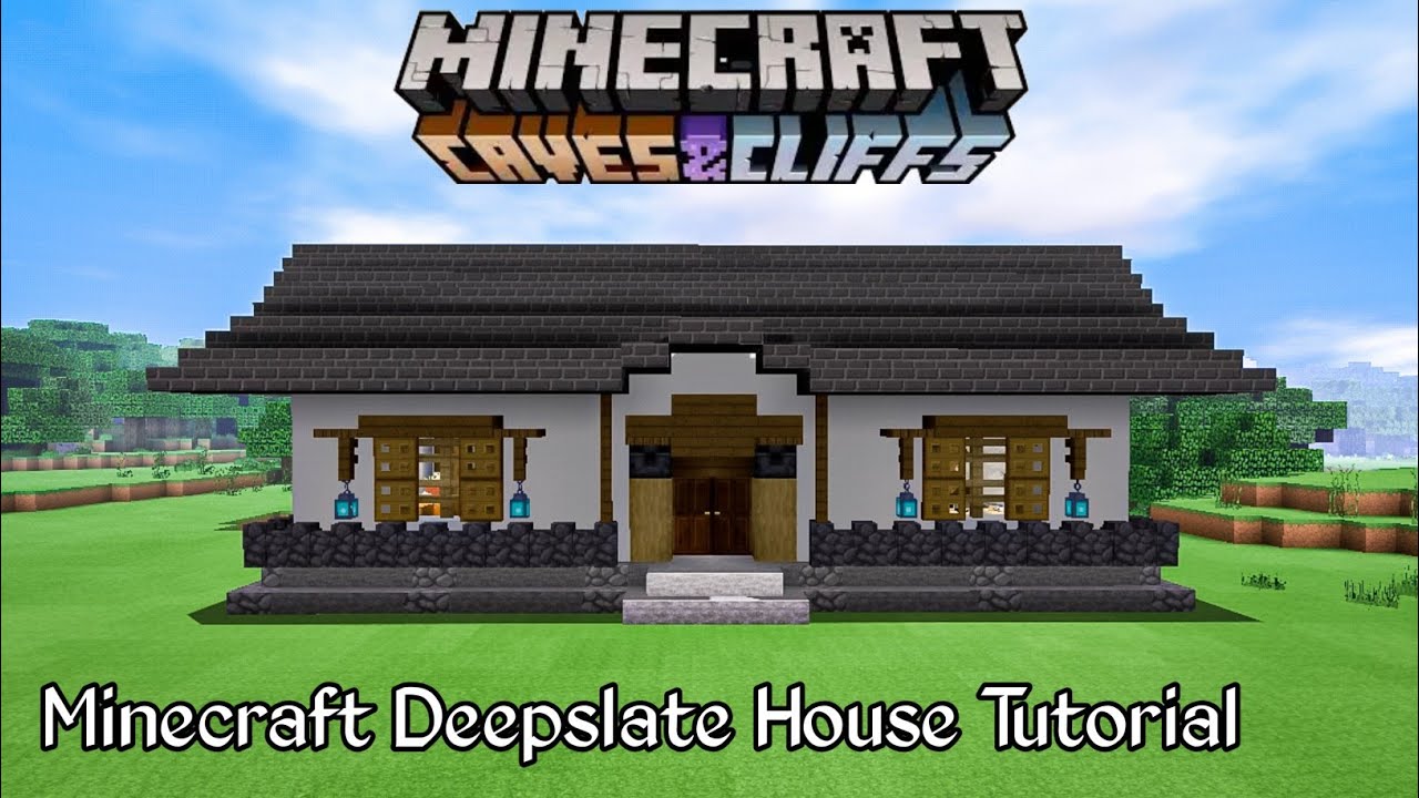 Minecraft Deepslate House Build Tutorial #3 || Minecraft Build Tutorial - YouTube