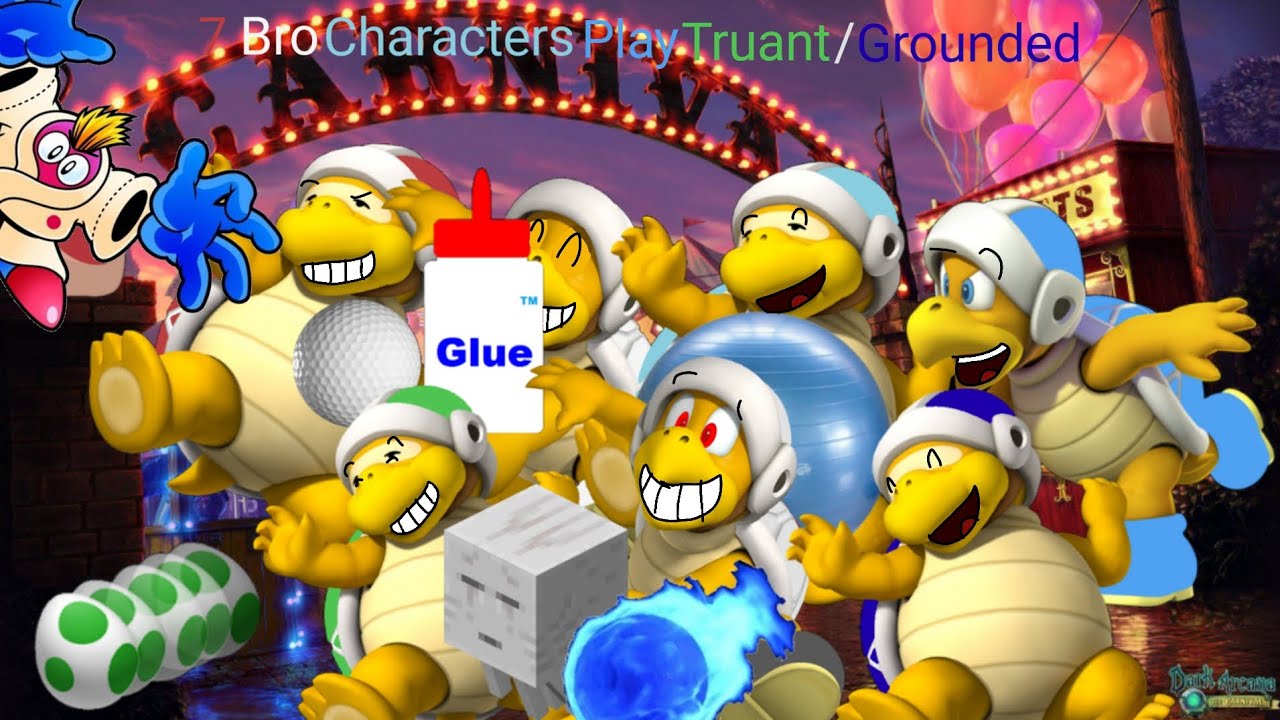 7 Bro Characters Play Truant/Grounded - YouTube