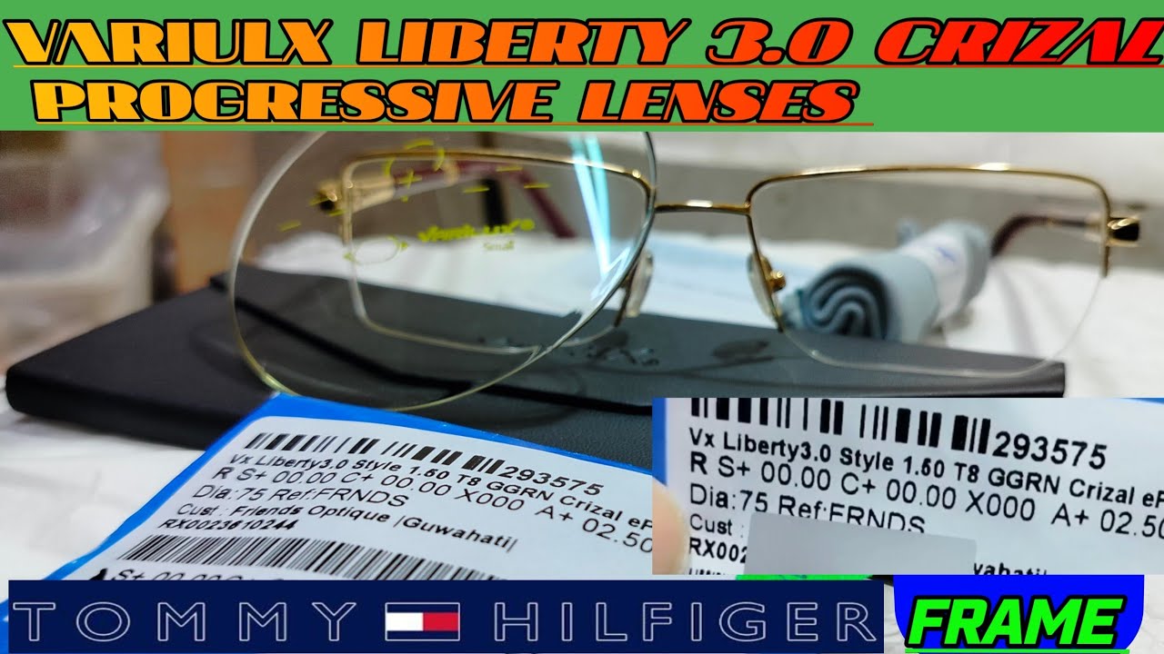 color change Glass Essilor lens varilux Progressive crizal coating with ...