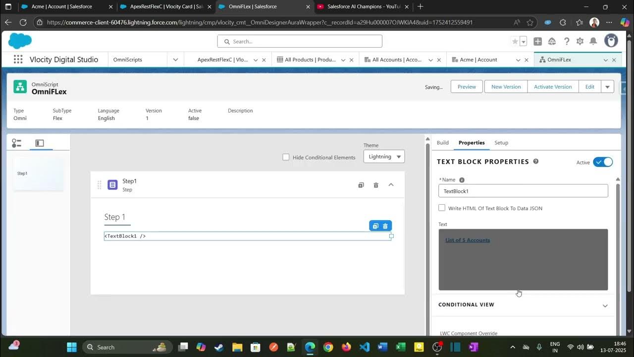 HOW TO EMBED FLEX CARD INTO OMNISCRIPTS || FLEX CARDS || OMNISTUDIO @SalesforceAIChampions - YouTube