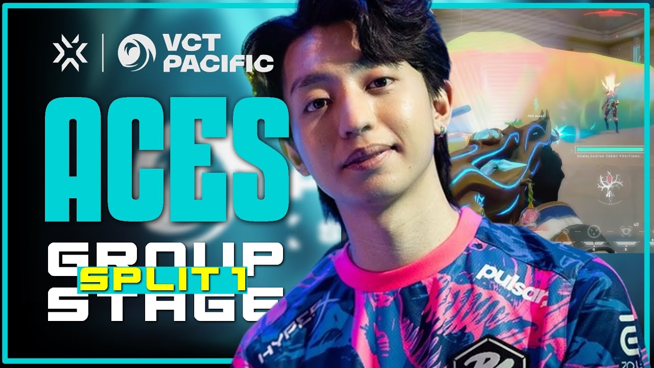 All ACES | '24 VCT Pacific Stage 1: Group Stage - YouTube