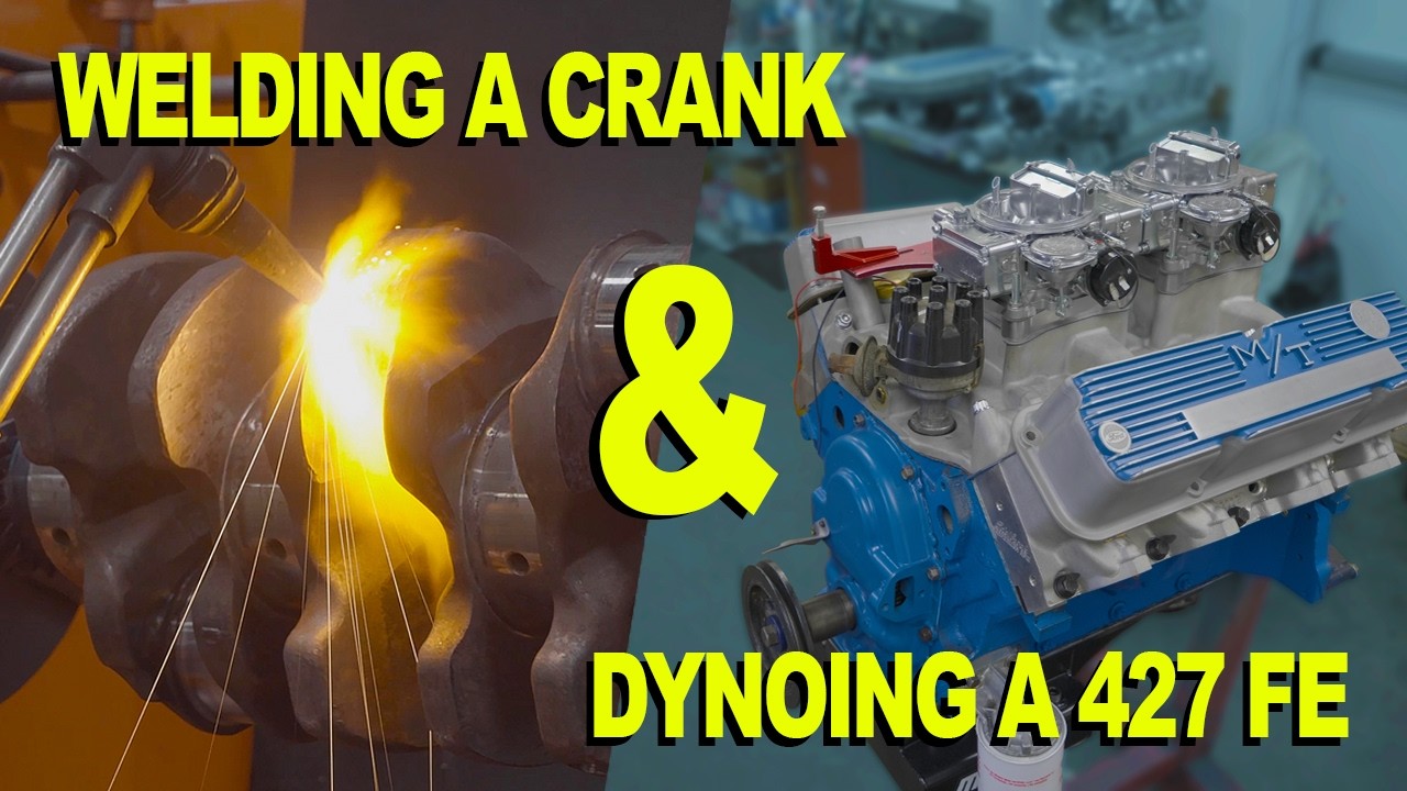 Rare 427 Loses Damper on Dyno and Full Crank Restoration! - YouTube