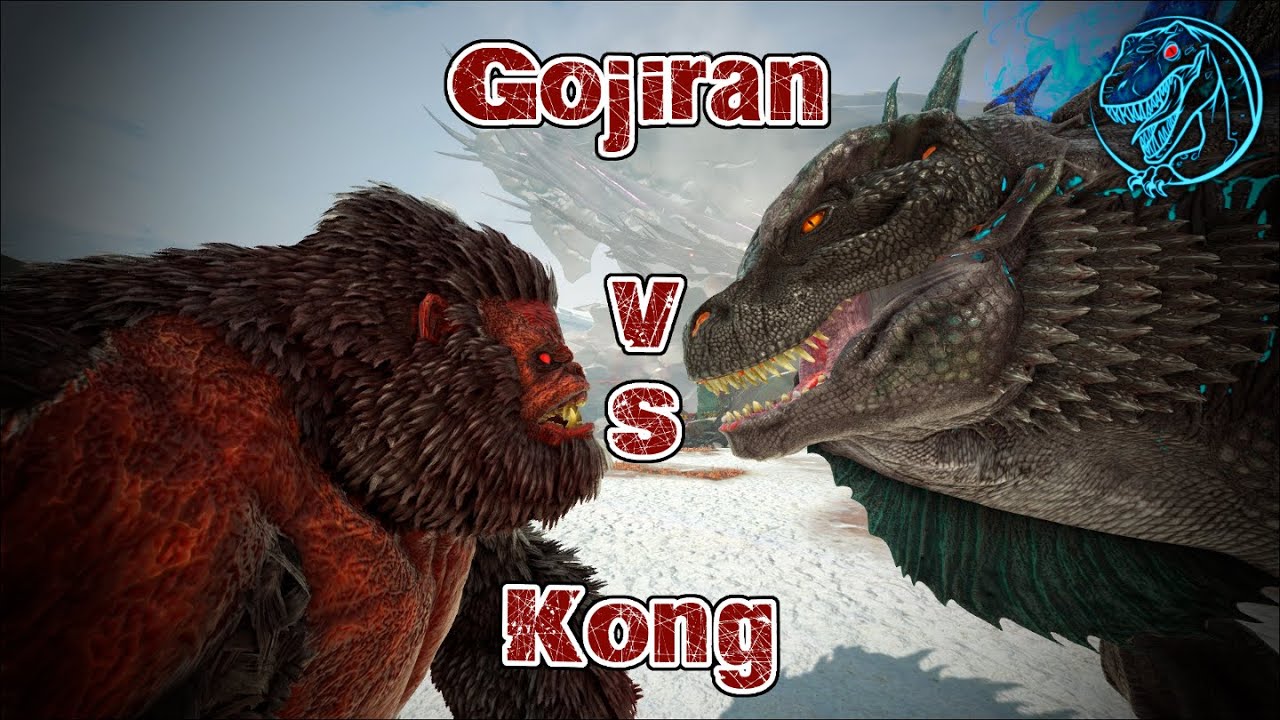Gojiran vs. Megapithecus/Kong (Alpha) | ARK Kaiju Battle 🦎 - YouTube