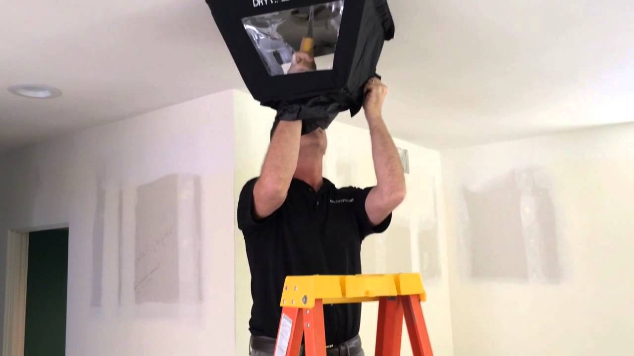 Drywall Trapper for Dust & Debris - YouTube
